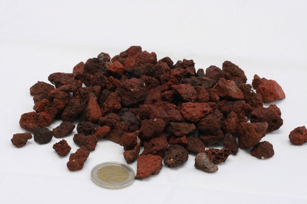 Pierre Volcanique rouge, pouzzolane roche basaltique – Vetonek.be