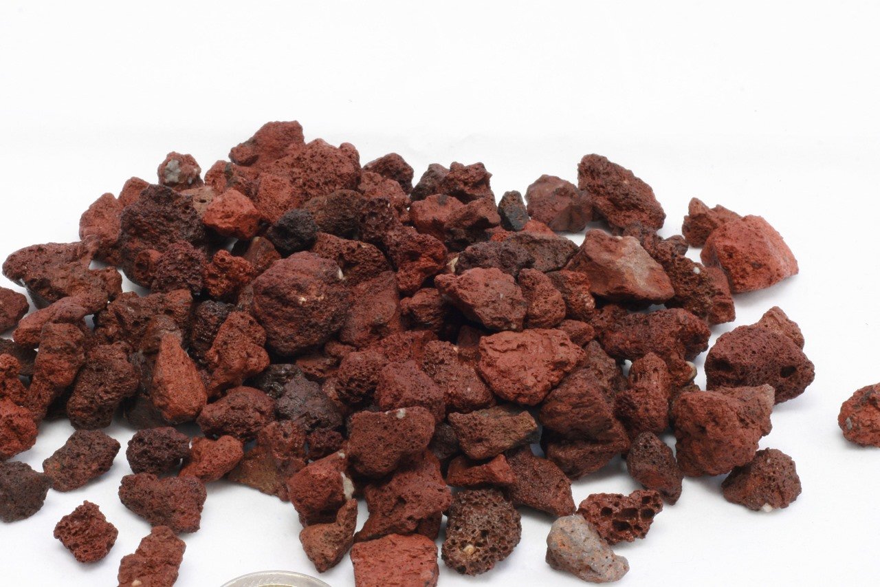 Pierre Volcanique rouge, pouzzolane roche basaltique – Vetonek.be